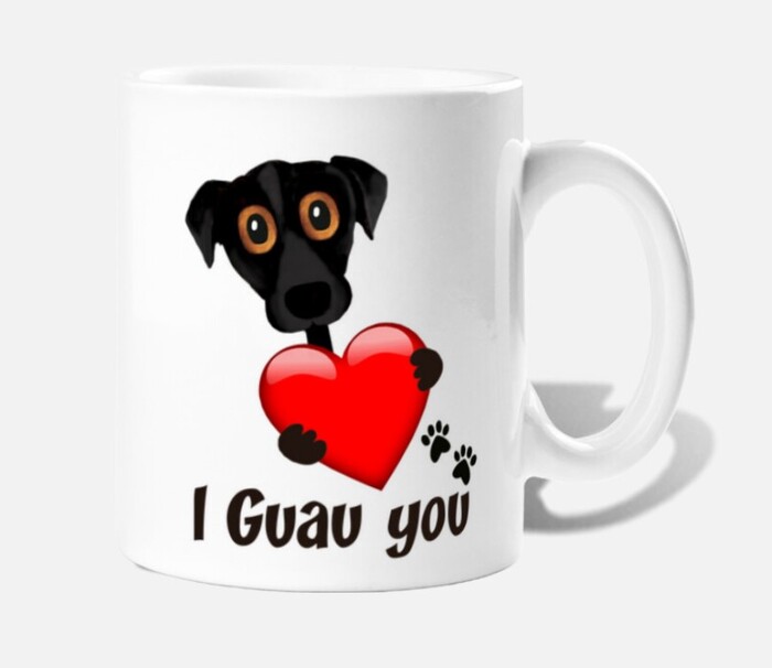 Taza I Guau you :: Artemanía