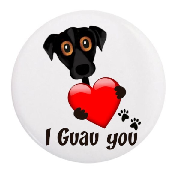 Chapa, imán o espejito I Guau you :: Artemanía